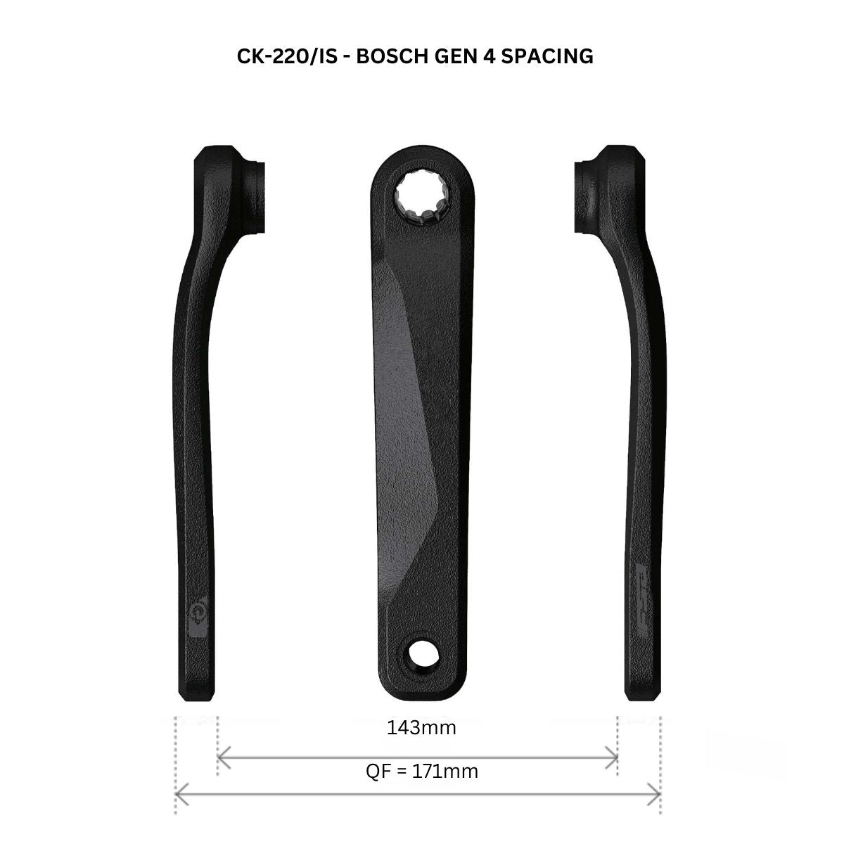 FSA - ISIS SPLINE E-BIKE CRANKS - CK-220/IS - BOSCH G4 / YAMAHA PWX ...