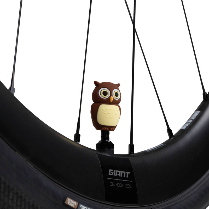 Bone Collection Owl Wes Valve Caps – Cycle Science NZ