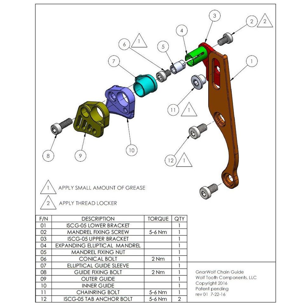 GNARWOLF CHAINGUIDE - ISCG-05 MOUNT – Cycle Science NZ