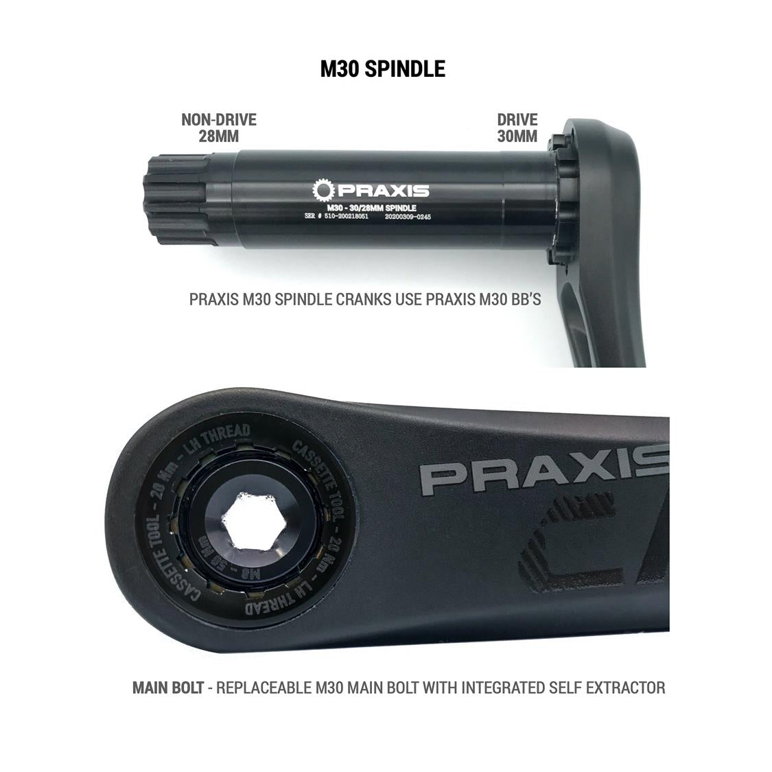 Praxis - Cadet G2 M30 MTB Crankset – Cycle Science NZ